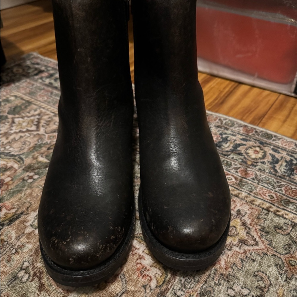 Frye Veronica Inside Zip Leather Boot - Gem